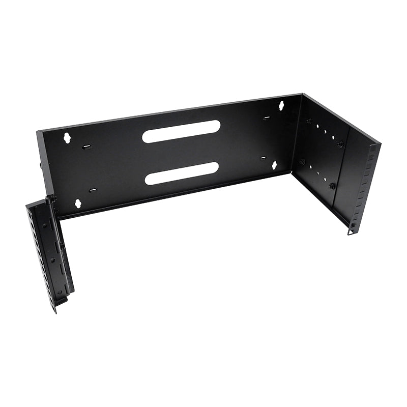Wall Mount Rack Bracket, Assembled, Adjustable Depth, Hinged 4U ...