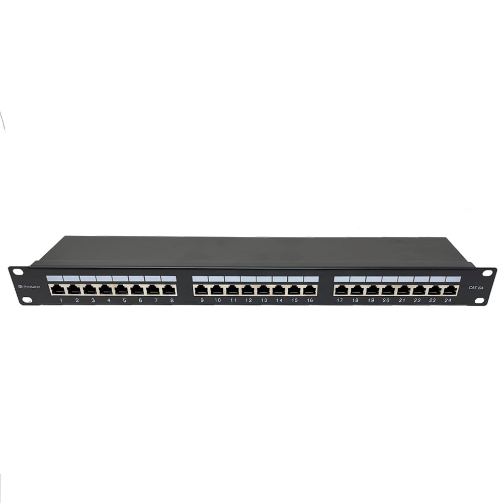 Primewired Patch Panel Cat6A 110 Type 24 Port Shielded 1U - Primespec1