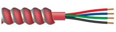 18ga 5c, Solid, FAS Fire Alarm Cable, Armoured Securex (BX), CMR - 300 ...